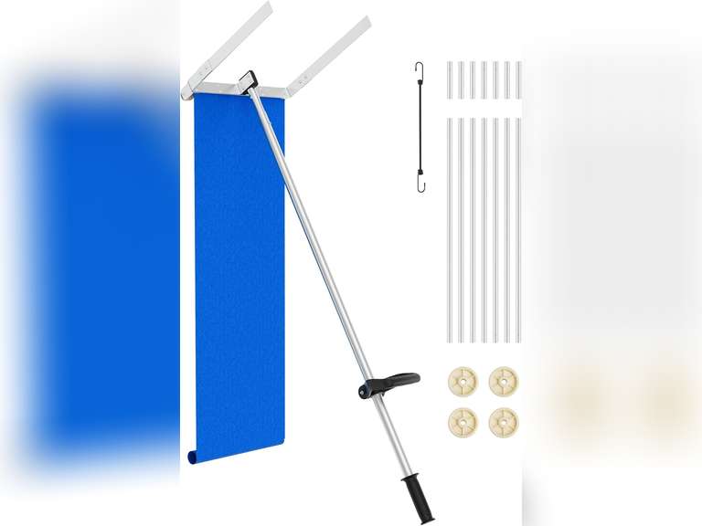 Snow Roof Rake Reach 30ft Premium Roof Rakes for Snow Removal with ...