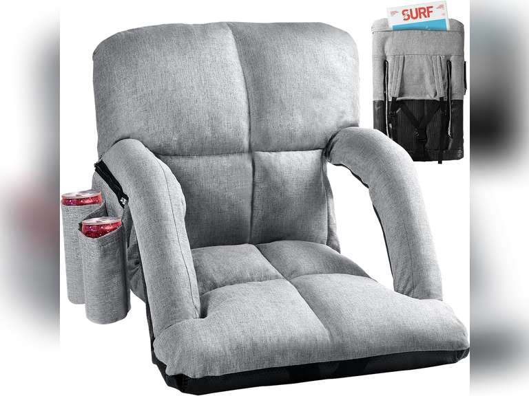 Wide Stadium Seats with Back Support, Bleacher Chairs with Comfy ...