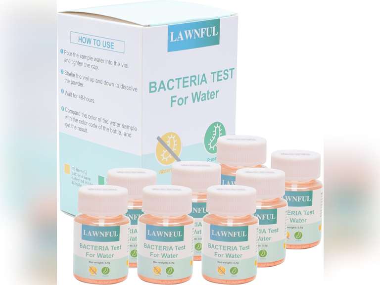 8 Bottles E. Coli Water Test Kit, 48-Hour Coliform Bacteria Water Test ...