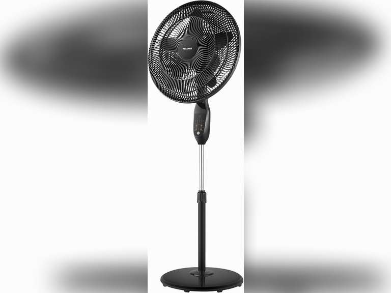 PELONIS PFS45A5BBB 18 inch 5-Blade Oscillating, Adjustable Standing ...