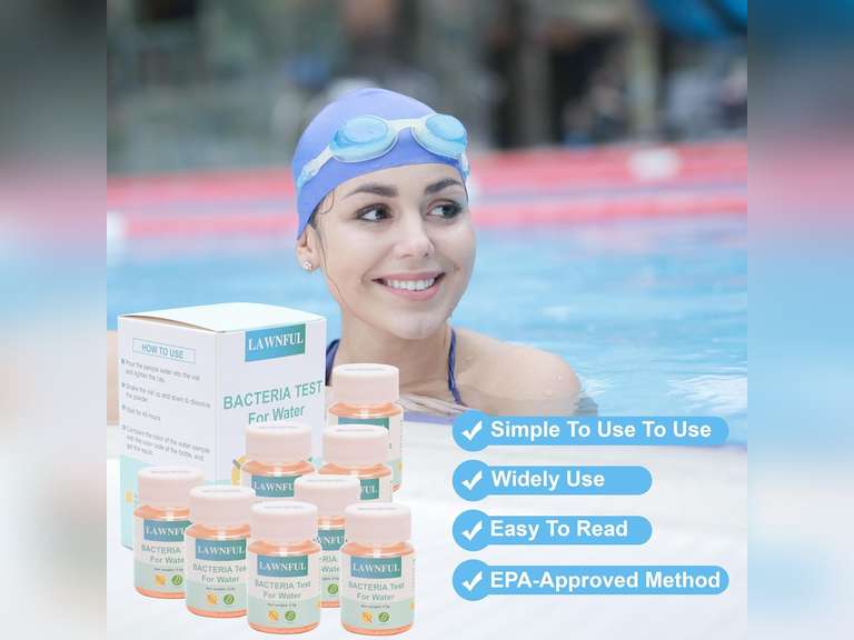 8 Bottles E. Coli Water Test Kit, 48-Hour Coliform Bacteria Water Test ...