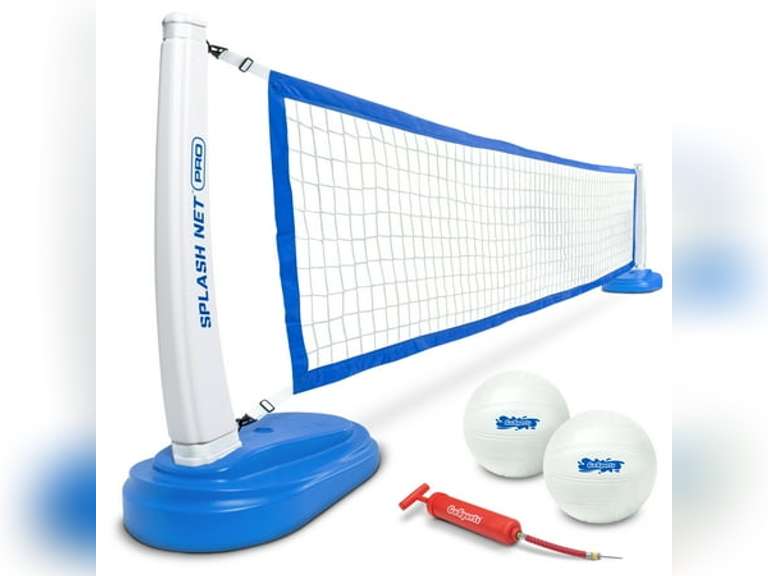 GoSports Splash Net PRO Pool Volleyball Net - Includes 2 Balls 120 ...