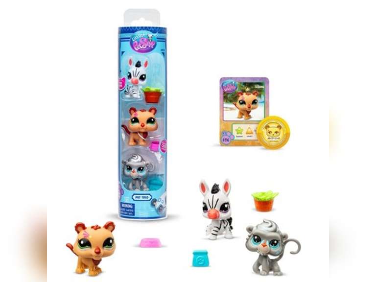 Littlest Pet Shop - Zoo Pets Pet Trio - Series 2 10 - Quarter Price