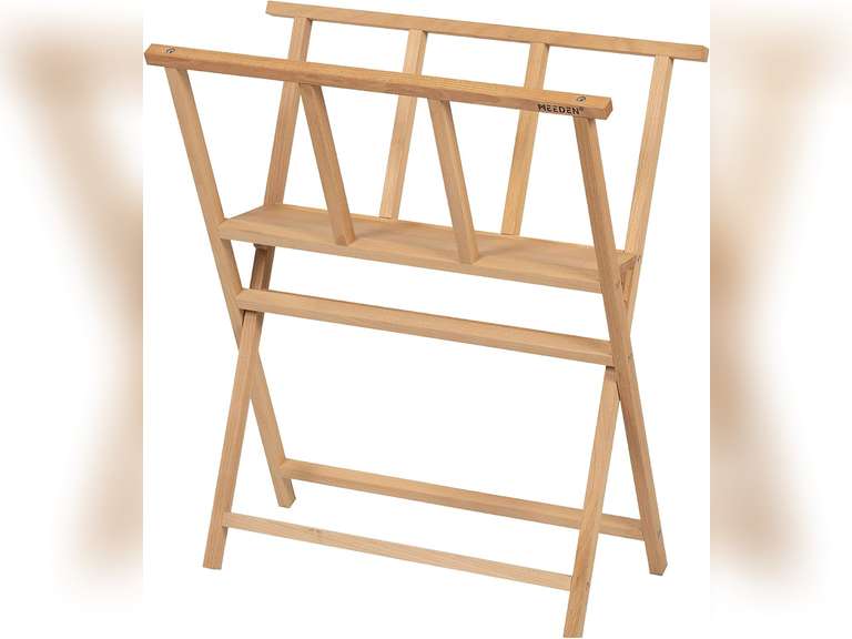 MEEDEN Folding Art Print Rack - Beechwood Art Storage Rack - Artist ...