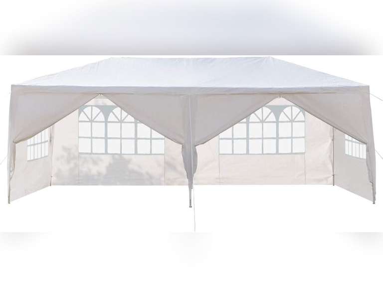 10x20 ft White Outdoor Tent, Party Wedding Tent with Removable Walls ...