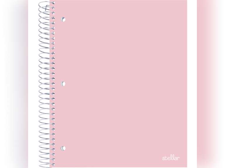 Office Depot Brand Stellar Poly Notebook, 8-1/2" x 11", 5 Subject ...