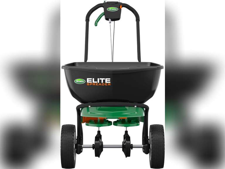 Scotts Elite Spreader for Grass Seed, Fertilizer, Salt, Ice Melt ...