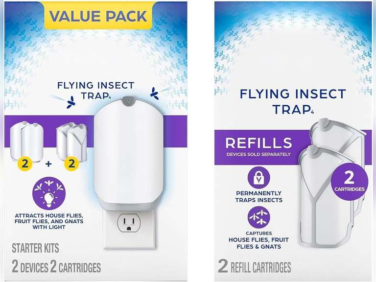 Indoor Flying Insect Trap: UV Light Trap for Fruit Flies, Gnats, and ...