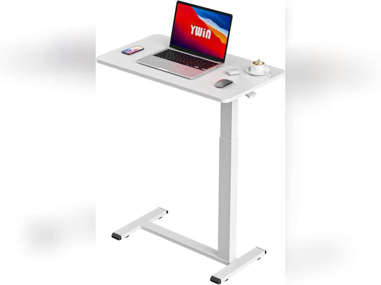 Adjustable Height Side Table, Hospital Table Over Bed for Home Use ...