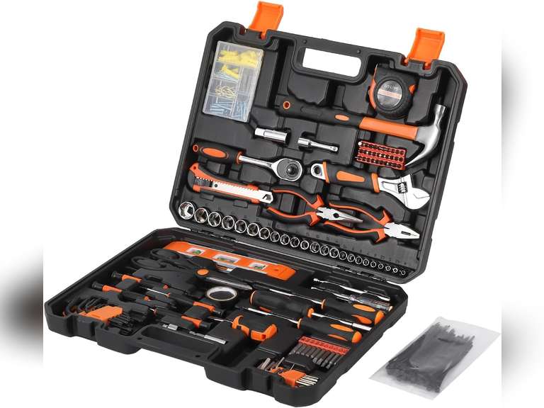 247 Piece Tool Set, General Home/Auto Repair Tool Kit, Combination ...