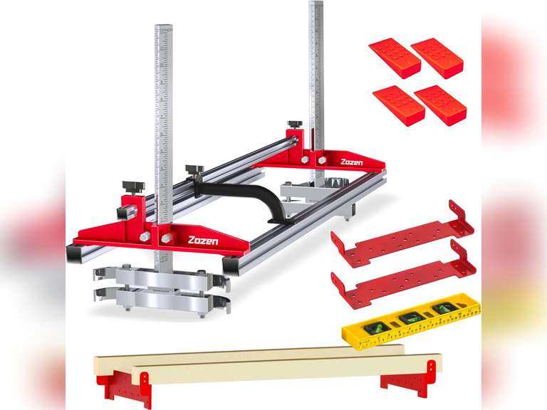 Zozen Chainsaw Mill with Lumber Guide Brackets, Portable Sawmill Kit ...