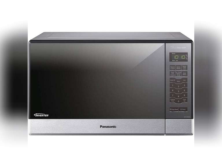 Panasonic 1.2 cu. Ft. Countertop Microwave in Stainless Steel Built-In Capable with Sensor ...