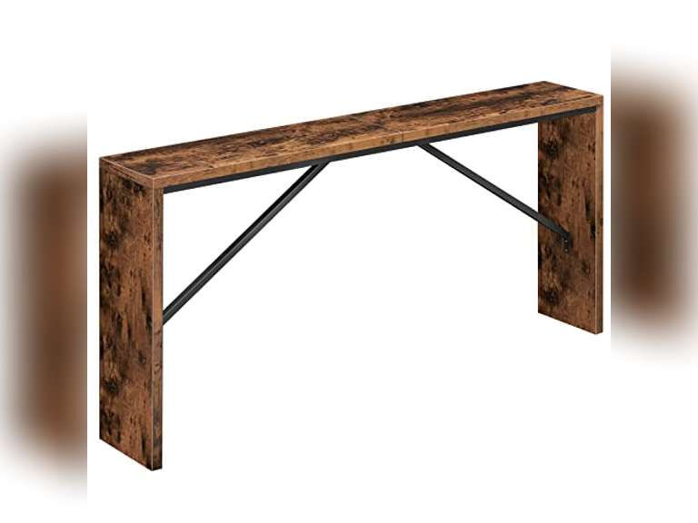Console Table, 62.2" Long Sofa Table Behind Couch, Narrow Entryway ...
