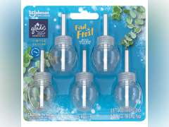 Glade 0.67-fl oz First Frost Refill Air Freshener (5-Pack) 14 - Quarter ...