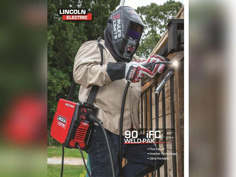 Lincoln Electric 90i FC Flux Core Wire Feed Weld-PAK Welder, 120V ...