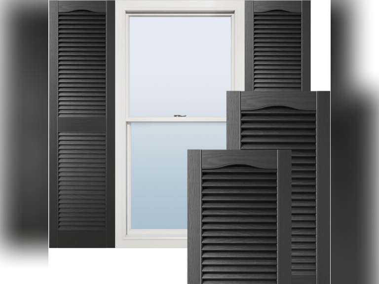 14 1/2"W x 52"H Lifetime Vinyl, Standard Cathedral Top Center Mullion ...