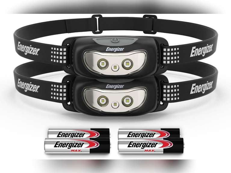 Energizer Universal Plus LED Headlamp, Lightweight Bright Headlamp for ...