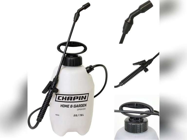 Chapin 16200 2-Gallon Made in USA Garden Pump Sprayer with Ergonomic ...