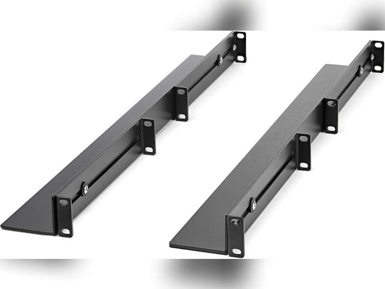 StarTech.com 1U 19 inch Server Rack Rails - 24-36 inch Adjustable Depth ...