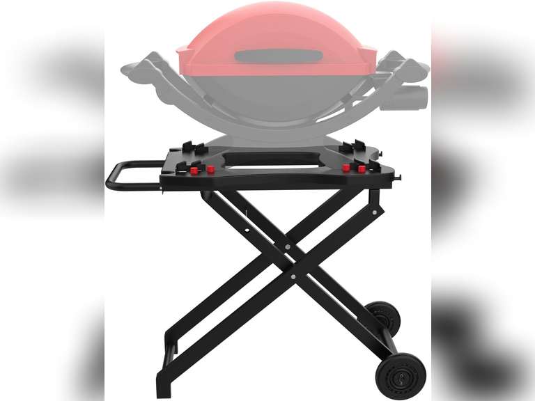 Grill Stand for Weber Q Grill Cart, BBQ Portable Grill Table for Weber ...