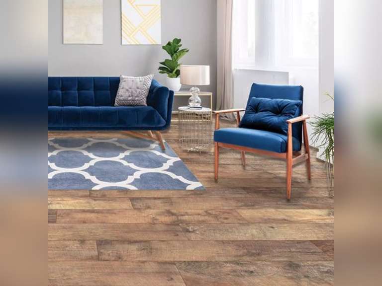 SELECT SURFACES Barnwood Spill Defense Laminate Flooring (12.34 Sq. Ft ...