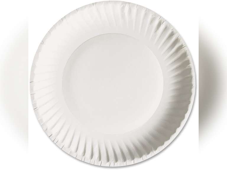 AJM Packaging Corporation 1200-Pack White Paper Disposable Dinner ...