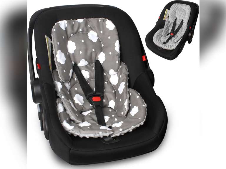 Infant Carseat Head Support, 2-in-1 Reversible Baby Car Seat Insert for ...
