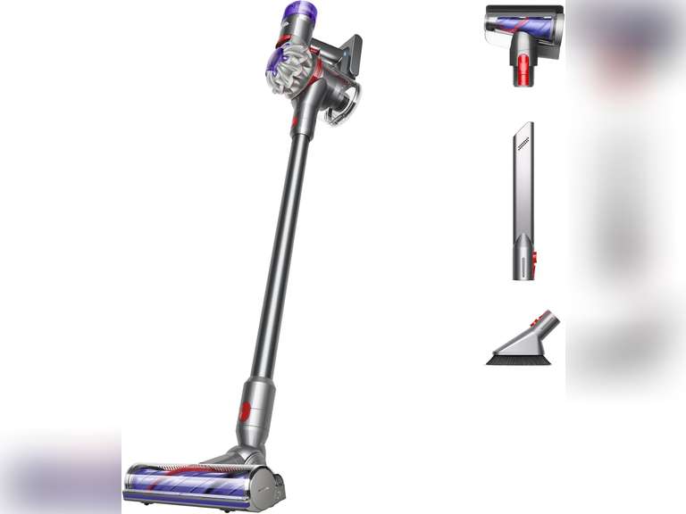 Dyson V8 Plus Cordless Vacuum, Silver/Nickel 470 - Quarter Price