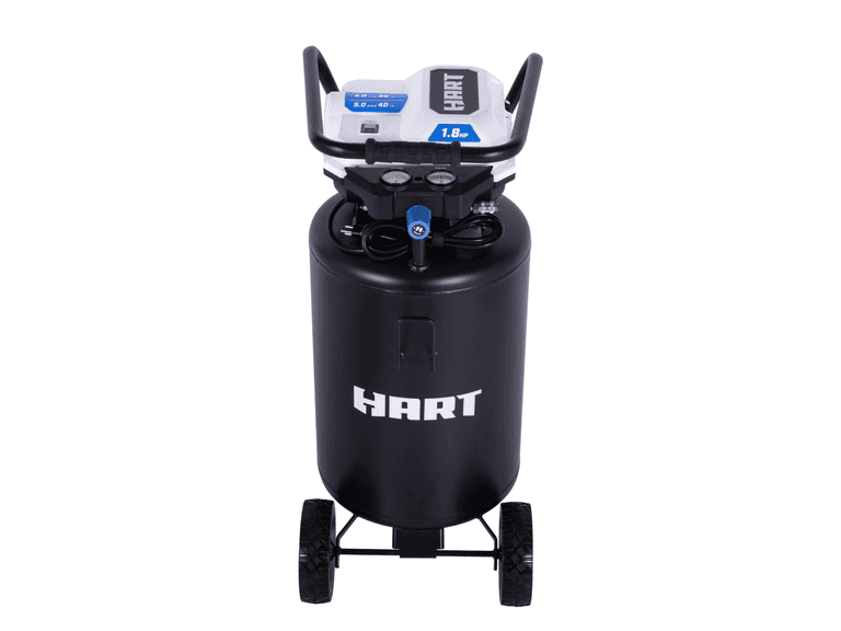 Hart Black 1.8 HP 200 PSI Oil-Free Air Compressor 20 gal 278 - Quarter ...