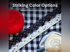 Green Pet Bonejour Leash, White Multi - Standard Size (0.98 W x 47 L ...