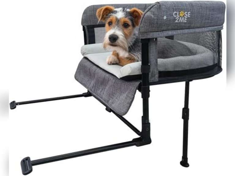 Englacha Close2me Bedside Pet Bed for Cats and Dogs, Elevated Dog ...