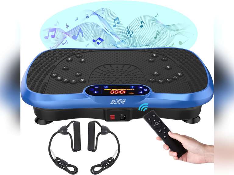 AXV Vibration Plate Fitness Platform Exercise Machine Vibrating ...