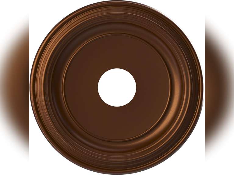 16"OD x 3 1/2"ID x 1 3/8"P Traditional Thermoformed PVC Ceiling ...