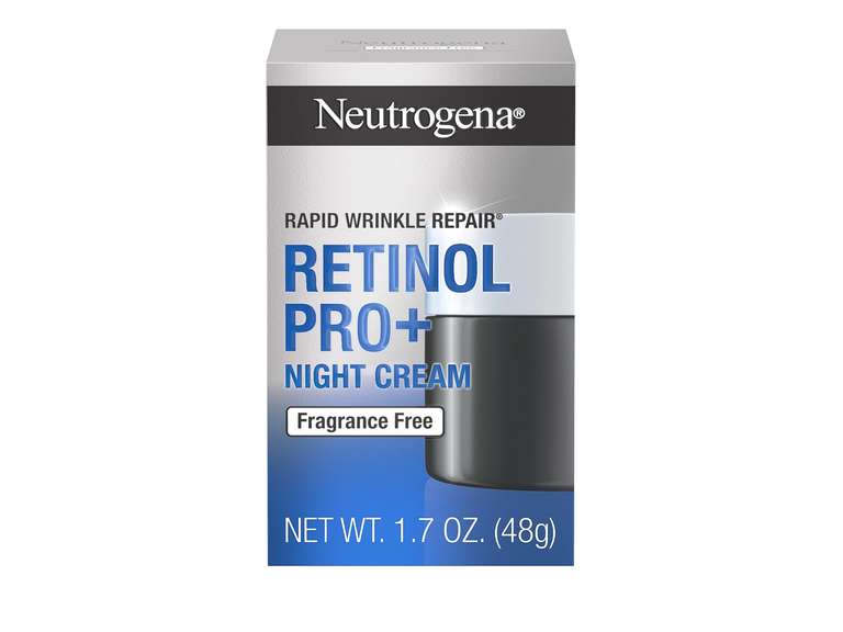 Neutrogena Retinol Pro+ Anti-Wrinkle Night Moisturizer, Rapid Wrinkle ...
