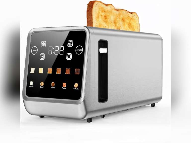 Toaster Touch Screen 1.5" Wide Slot, Stainless Steel Digital Toaster ...