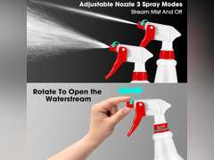 Yinder 18 Pcs 16 Oz Plastic Spray Bottle Bulk Empty Refillable Spray ...