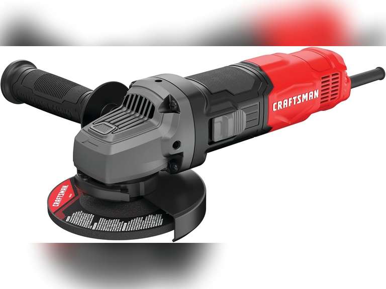 CRAFTSMAN Small Angle Grinder Tool 4-1/2 inch, 6 Amp, 12,000 RPM ...