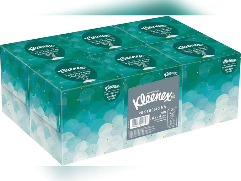 Kleenex Professional Facial Tissue, Upright Facial Tissue Cube Boxes ...