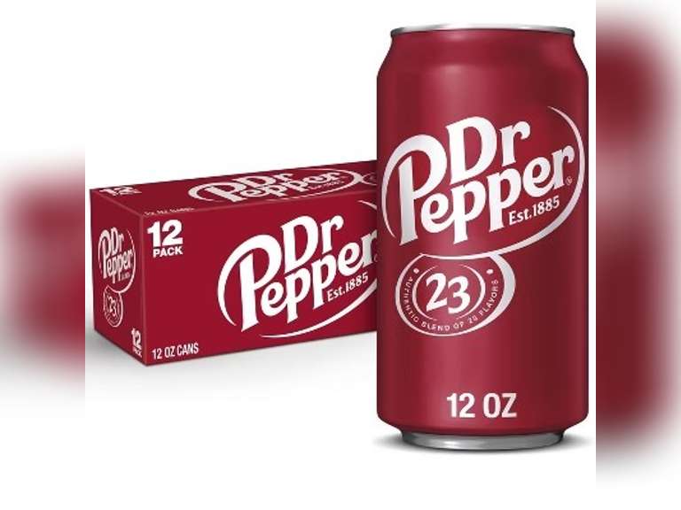 Dr Pepper Soda - 12pk/12 fl oz Cans(BB Apr 26 2026)(Pack of 2) 15 ...
