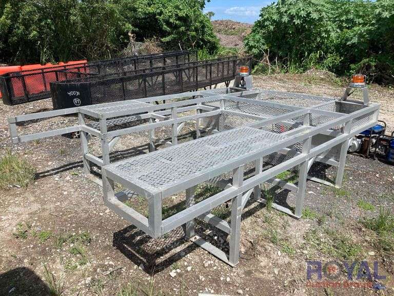 12 Foot Aluminum Pipe/Ladder Rack - Royal Auction Group