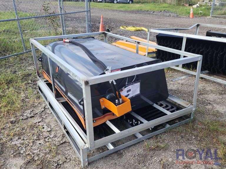 2024 Wolverine BBS-11-72W 86in Hydraulic Box Broom Sweeper Skid Steer ...