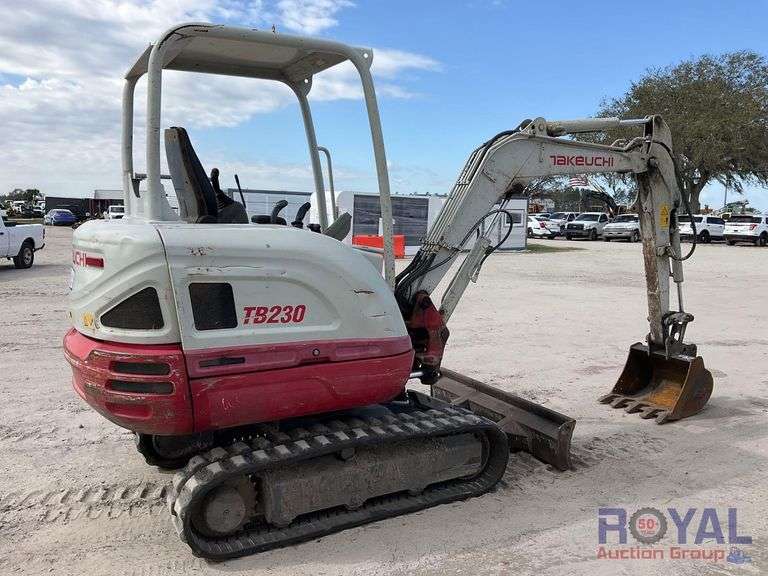 2016 Takeuchi TB230 Mini Excavator - Royal Auction Group