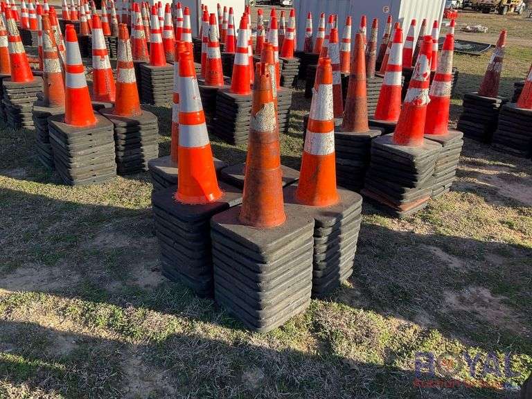 Lot of 50 Traffic Cones - Royal Auction Group