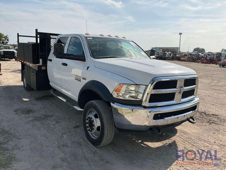 2017 Ram 5500 Crew Cab Flatbed Truck - Royal Auction Group