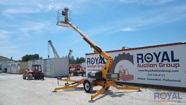 2020 Haulotte 3632T 37FT Towable Man Lift - Royal Auction Group