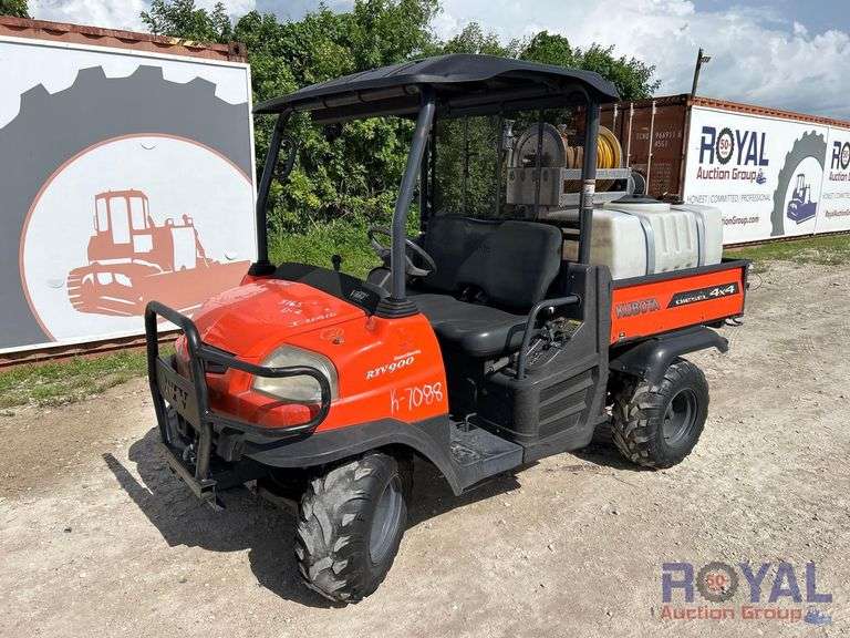 2012 Kubota RTV900 XT 4x4 UTV Spray Rig Utility Cart - Royal Auction Group