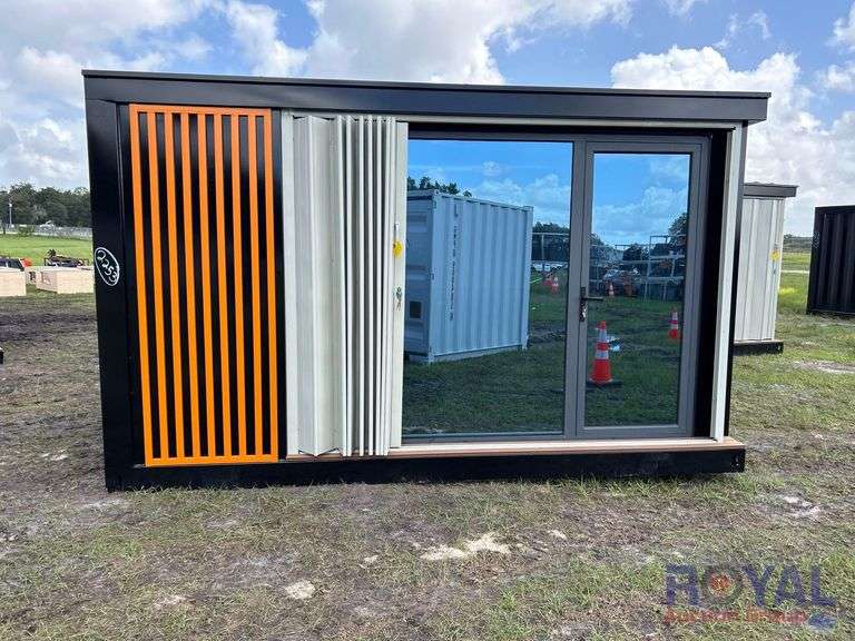 2024 13ft Custom Built Steel Container Office - Royal Auction Group