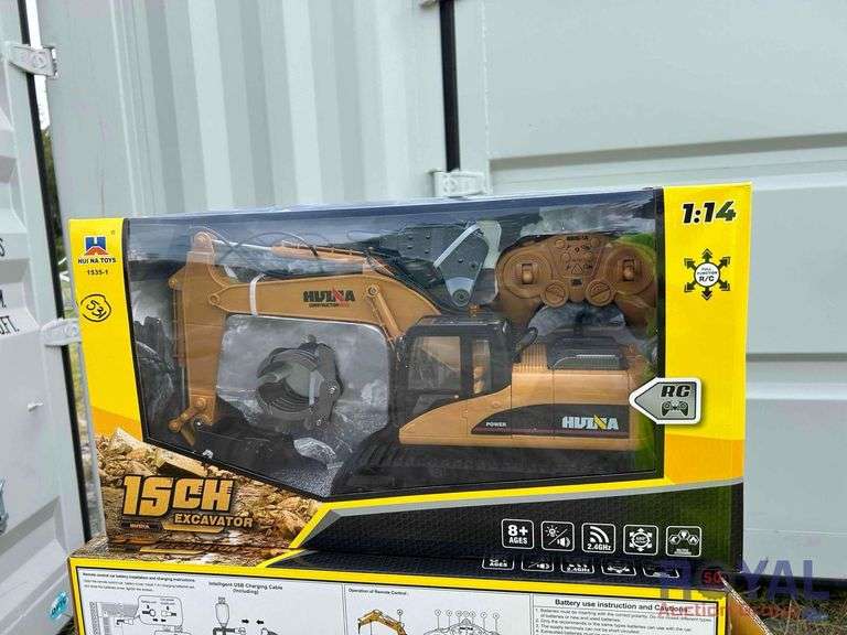 Hulna RC 15CH Excavator Toy - Royal Auction Group