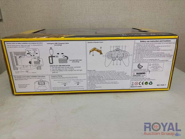Hulna RC 15CH Excavator Toy - Royal Auction Group