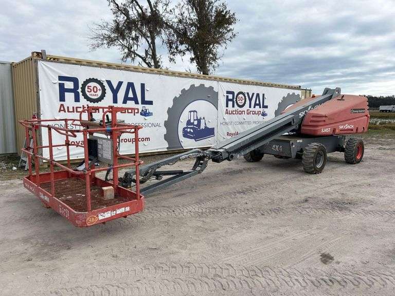 2018 SkyJack SJ45T 45ft 4x4 Telescopic Boom Lift - Royal Auction Group